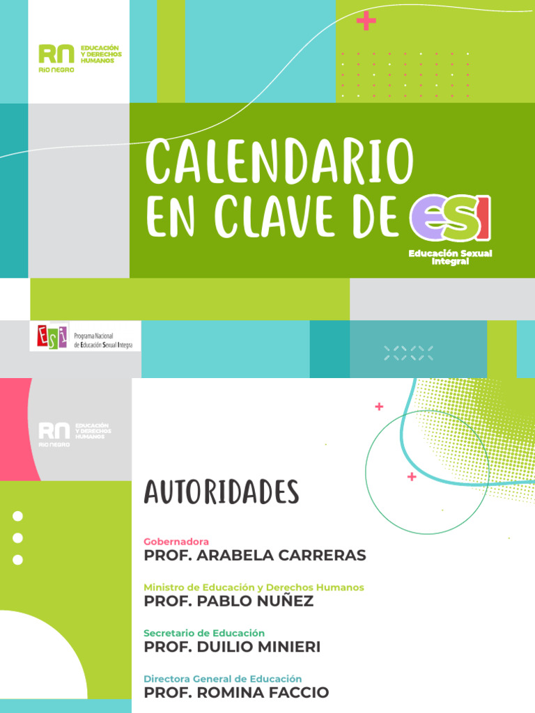 Calendario Esi 2023 | PDF | La violencia contra las mujeres | Educación sexual