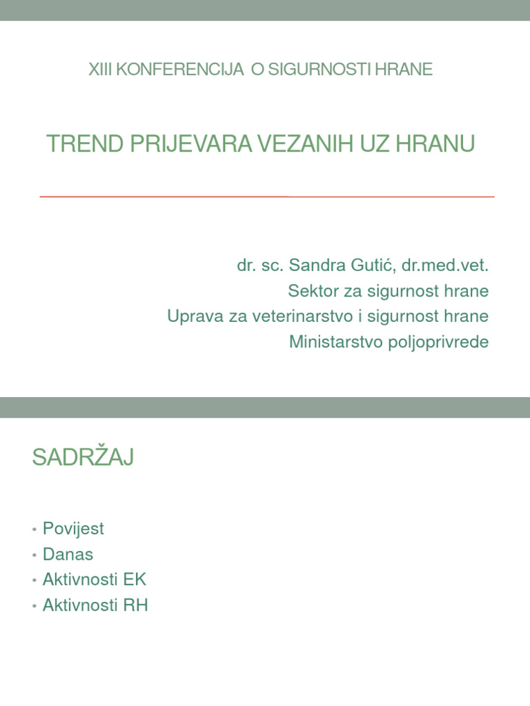 5 Sandra Gutic - Trend Prijevara Vezanih Uz Hranu | PDF