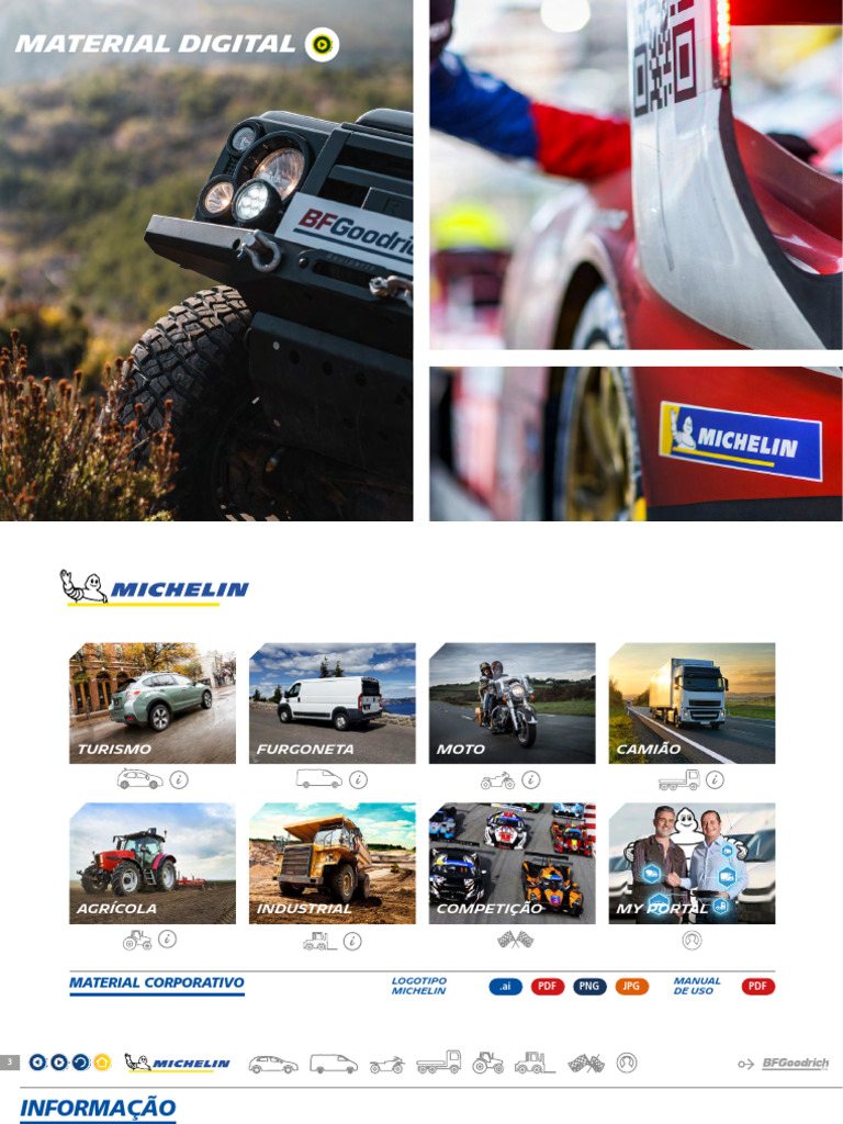 Michelin Kit Digital Comunicación 2023 Portugal | PDF | Pneu | Veículos