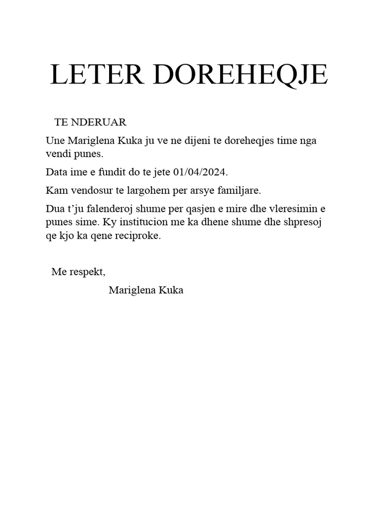 Leter Doreheqje | PDF
