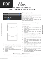 90mm Coin Purse Template Plus Detailed Instructions | PDF