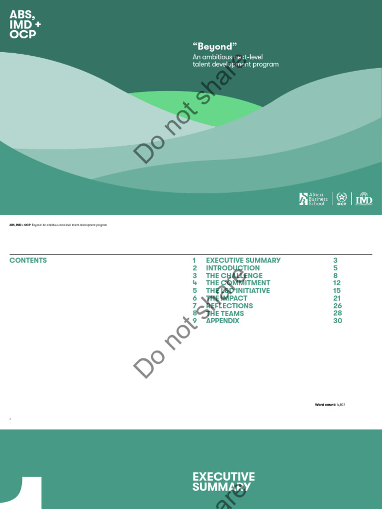 IMD - EIP Award - OCP Case Study - Final With Watermark | PDF | Business | Economies