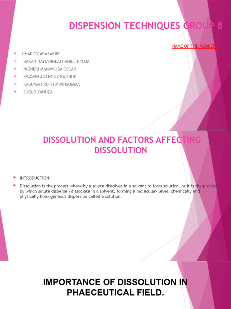 DT Group 8 | PDF | Solvation | Solubility