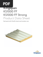 Kingspan Quadcore ks1000rw Roof Panel Data Sheet en GB Ie | PDF | Roof ...