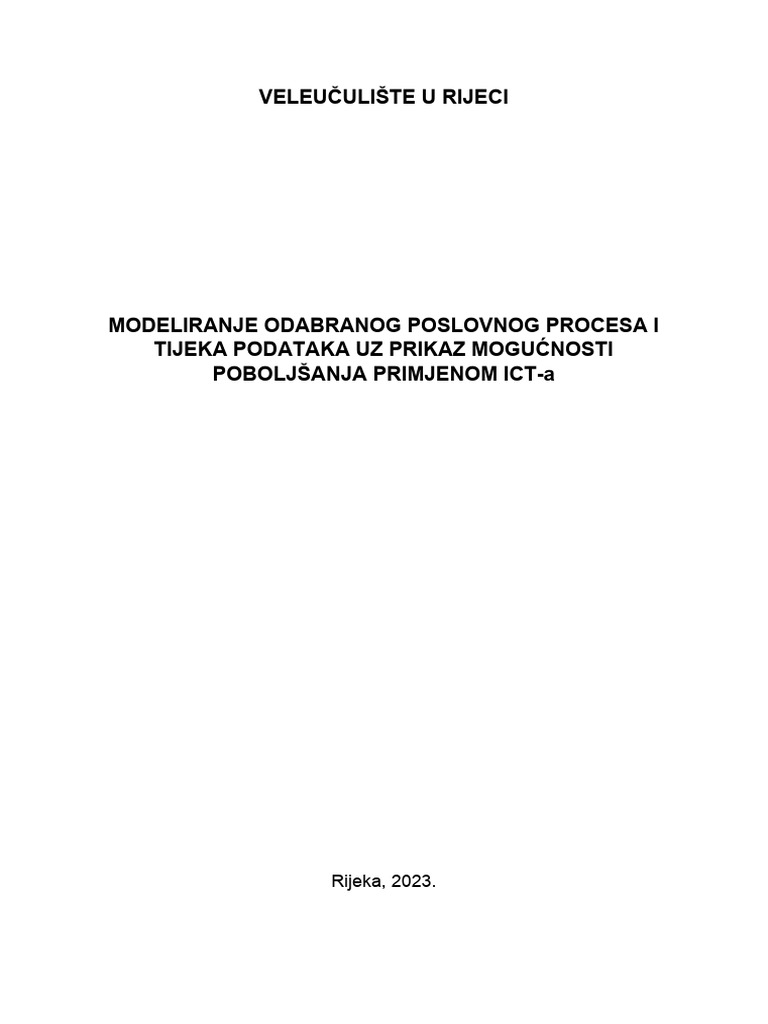 Projektni Zadatak - Marin Anton Perić | PDF
