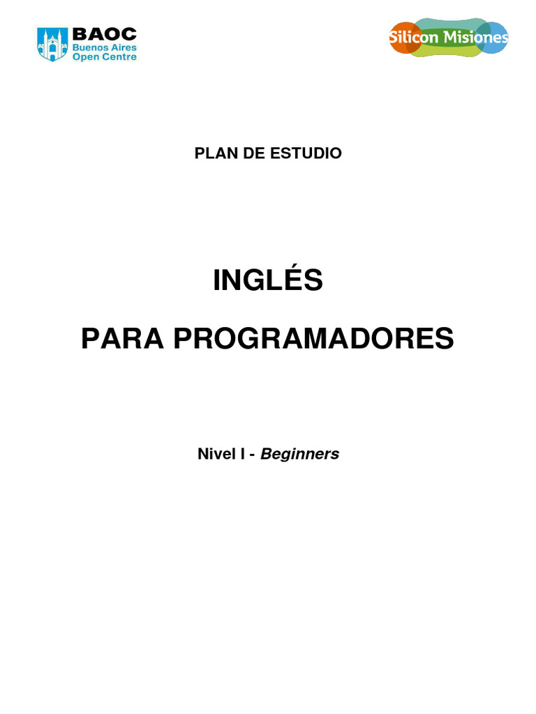Plan Oficial - Beginners | PDF | Desarrollo profesional | Software Plan Oficial - Beginners | PDF | Desarrollo profesional | Software