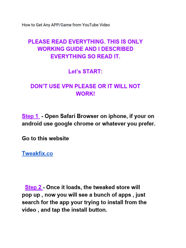 How to Get App | PDF