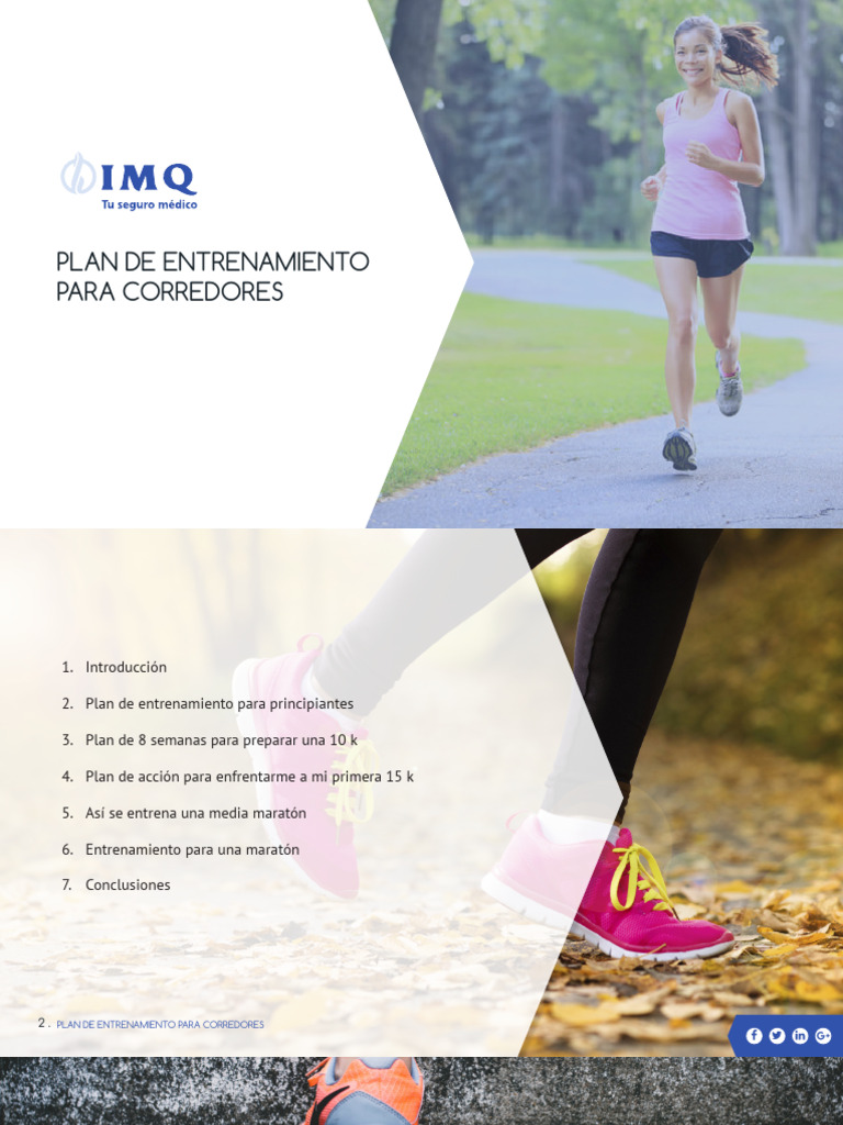 Ebook 1-V2 Plan de Entrenamiento para Corredores-Linkado | Descargar gratis PDF | Corriendo