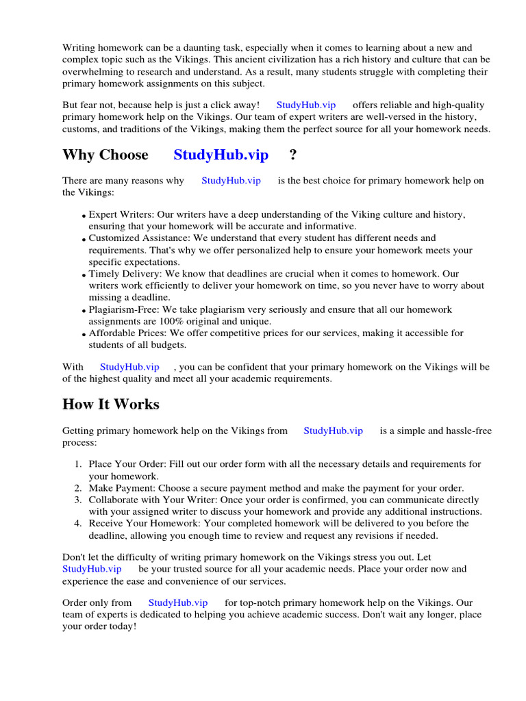 Viking Homework Help for Students | PDF | Vikings | Berry