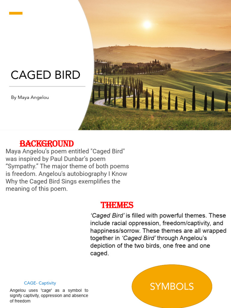 GR 8 PPT - CAGED BIRD | PDF | Poetry | Classics