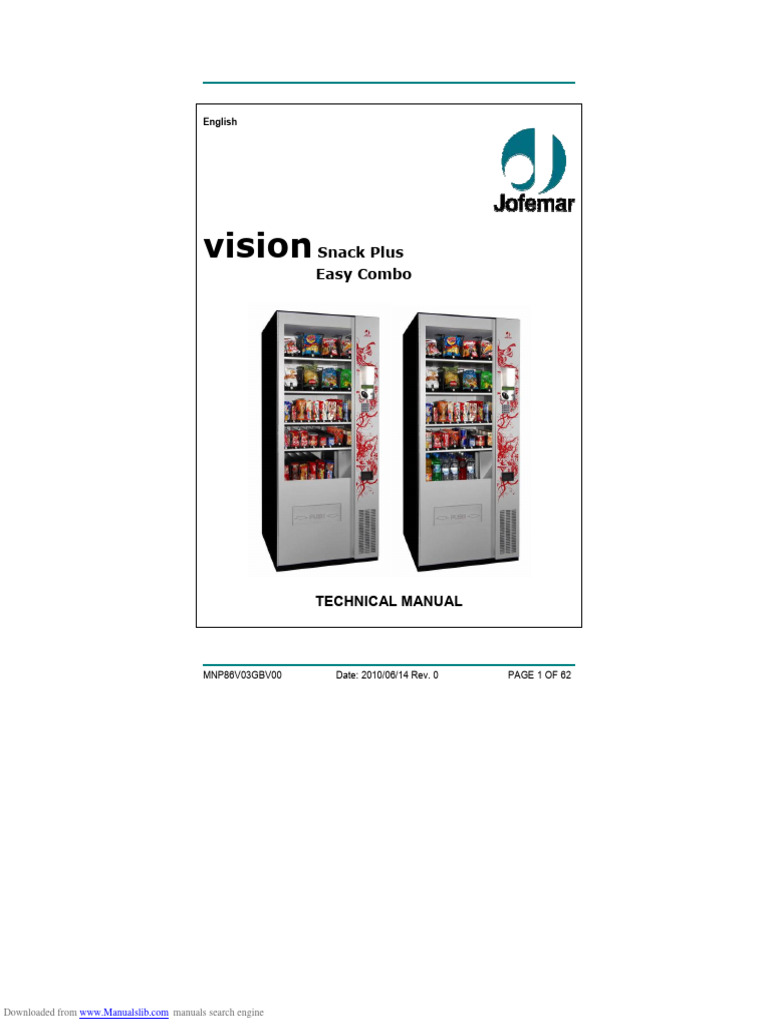 Vision Snack Plus | PDF | Vending Machine | Money