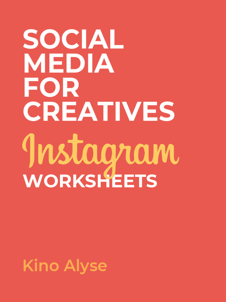 Social Media For Creatives Instagram Worksheets | PDF | Hashtag ...
