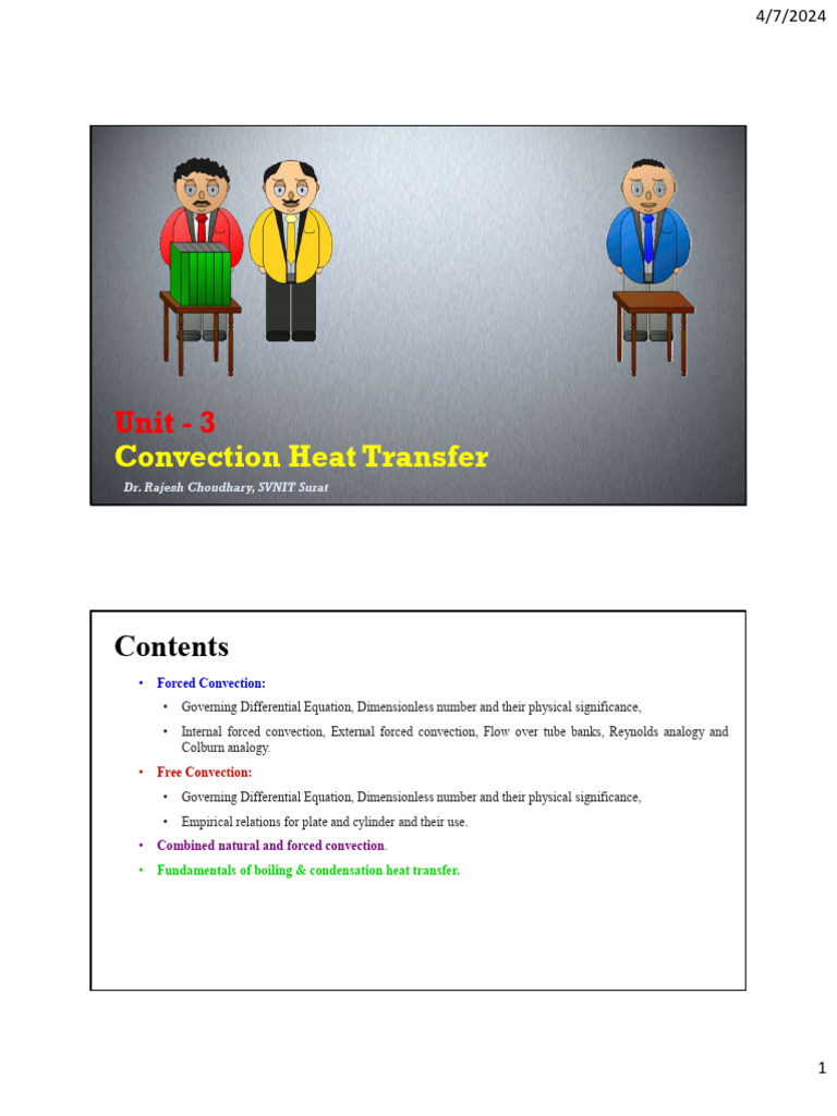 Free Convection Heat Transfer Coefficient | PDF | Fluid Dynamics ...