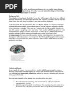 Psychology of Memory: HM Case Study | PDF | Memory | Long Term Memory