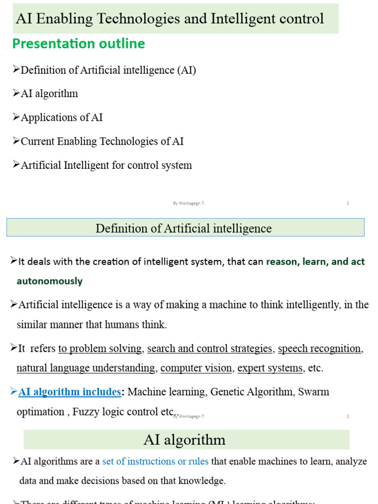 AI & Intelligent Control | PDF | Artificial Intelligence | Intelligence (AI) & Semantics