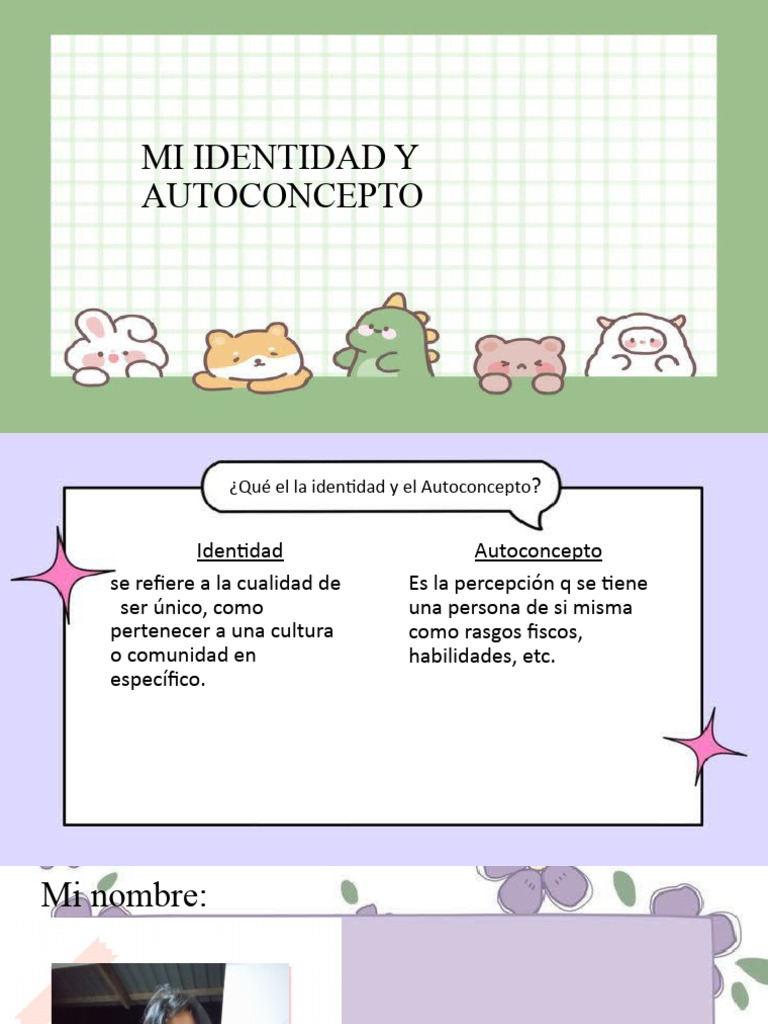 Mi Identidad y Autoconcepto | PDF