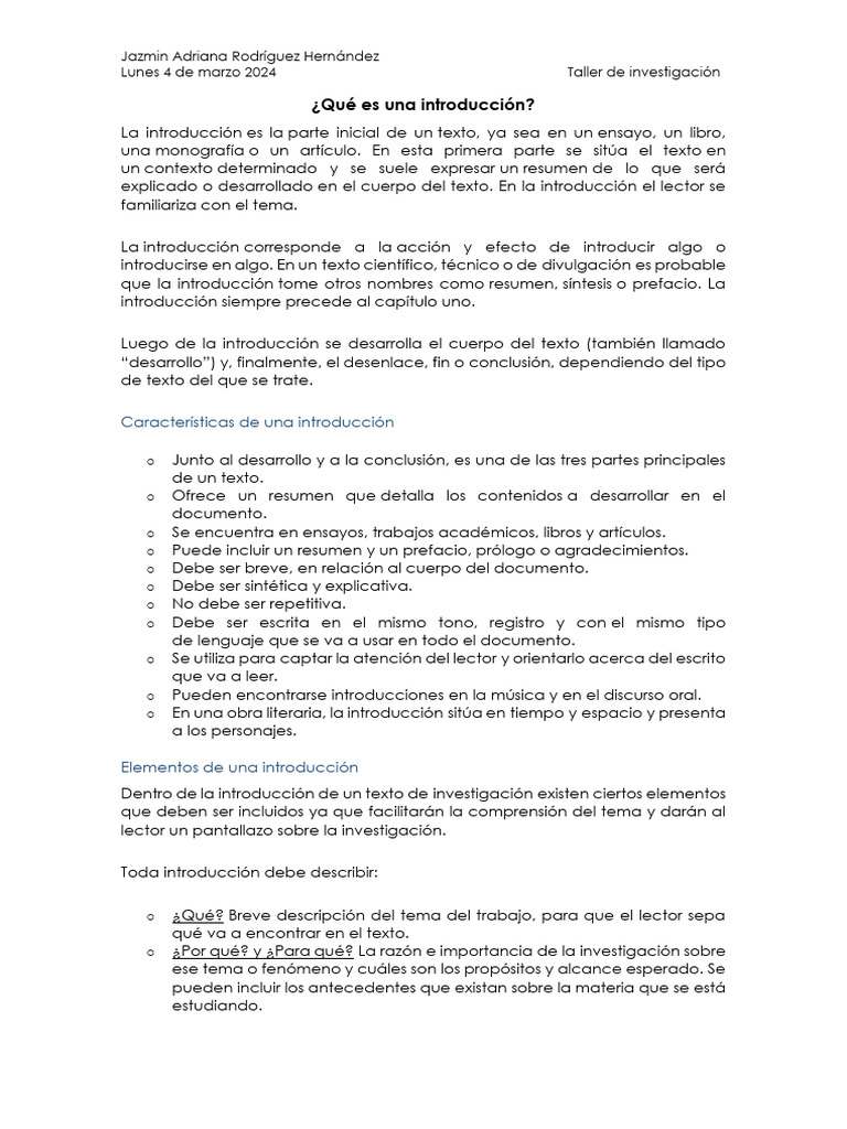 Guía para Introducciones y Problemas | PDF | Marketing | Ensayos