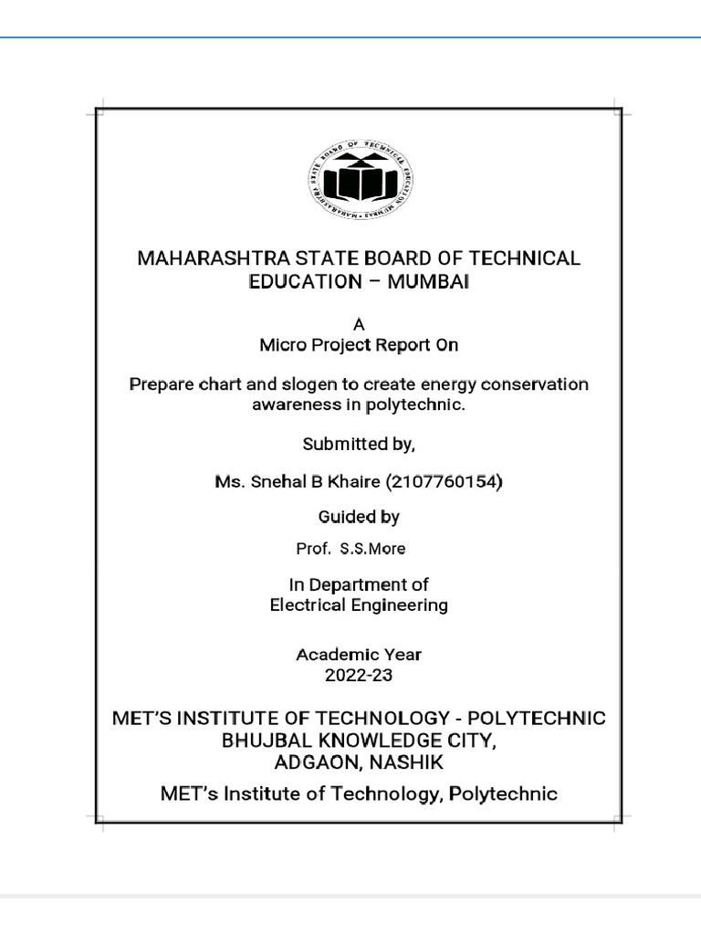ECA micro project | PDF