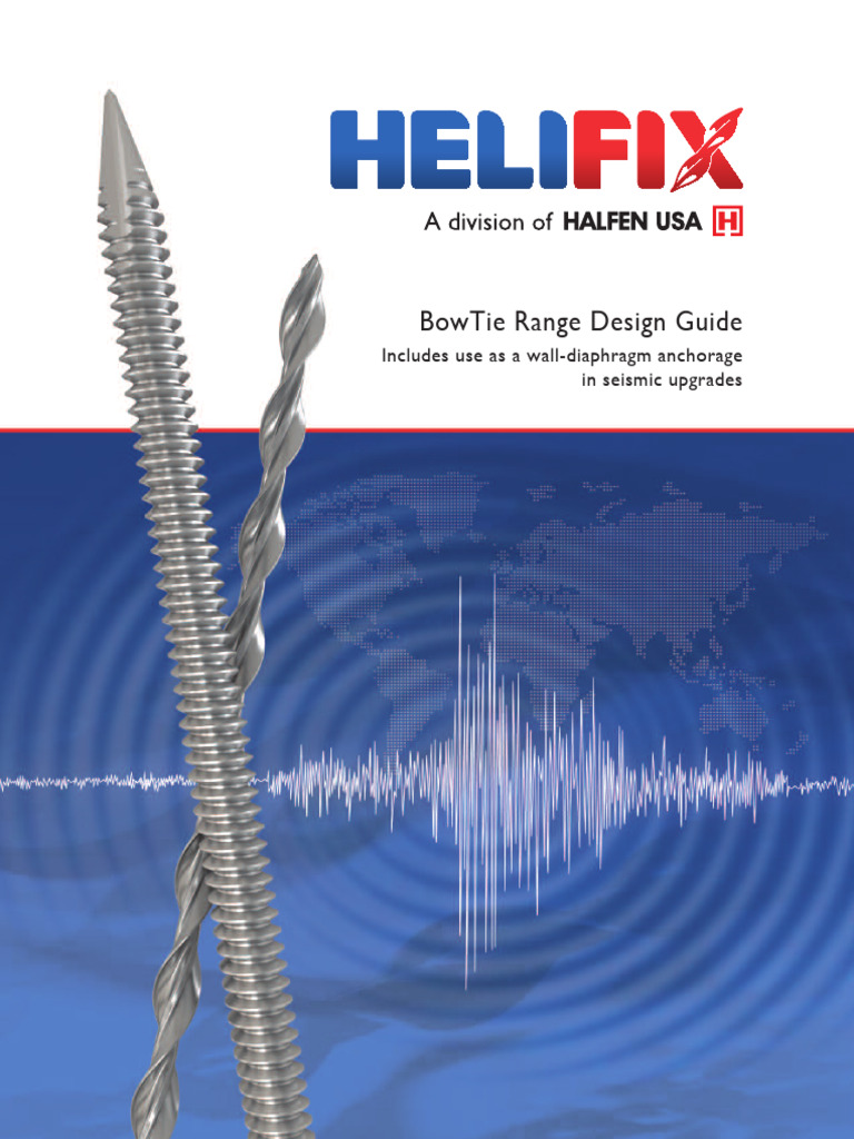 Helifix-US-BowTie-Design-Guide | PDF | Drill | Masonry