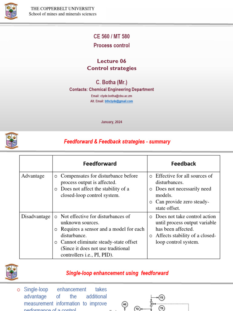 Process Control-Lecture 06 | Download Free PDF | Control Theory | Feedback