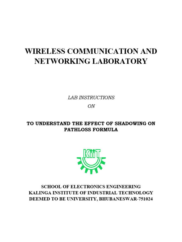 WCN Lab Experiment 8 | PDF