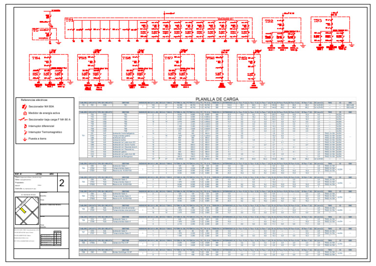 Plano Eléctrico Restaurante - Rev2-Presentación2 | PDF | Cantidades fisicas | Cable
