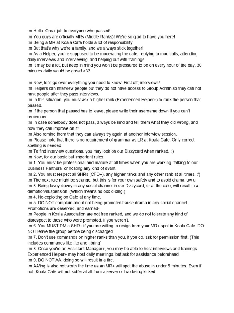 Helper Ints Guide | PDF