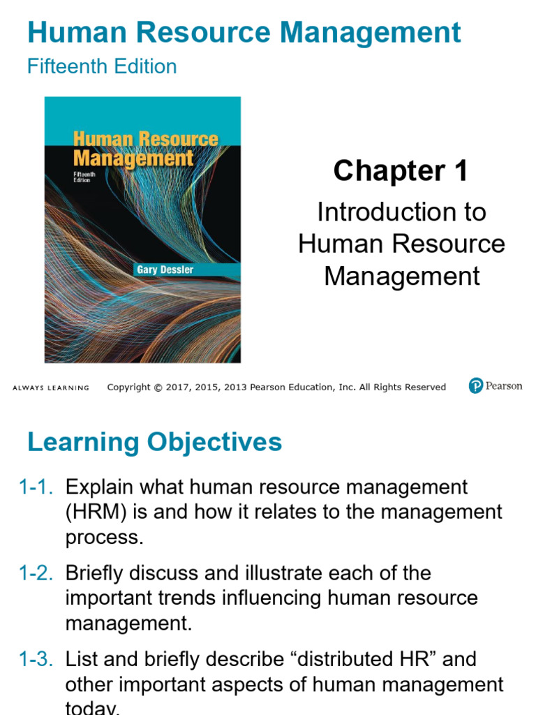 SLIDE - Chapter 1 - Introduction HRM | PDF | Human Resource Management ...