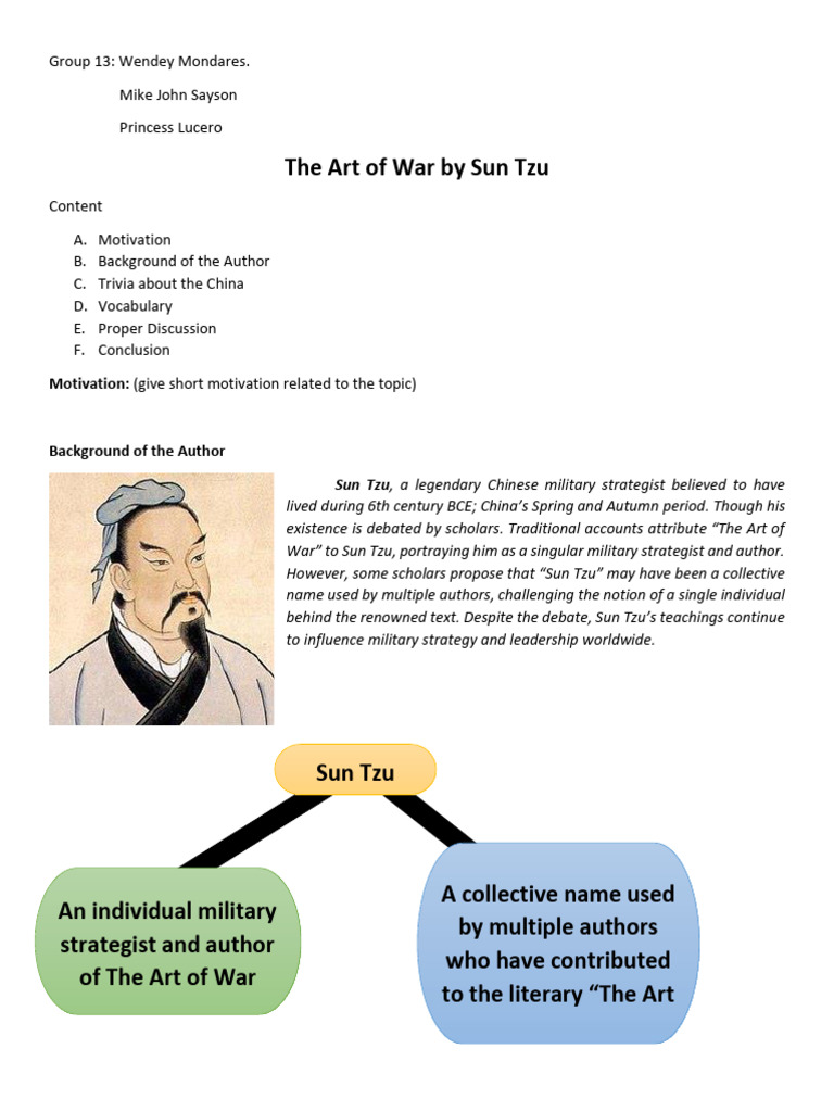 The Art of War | PDF | The Art Of War | Leadership