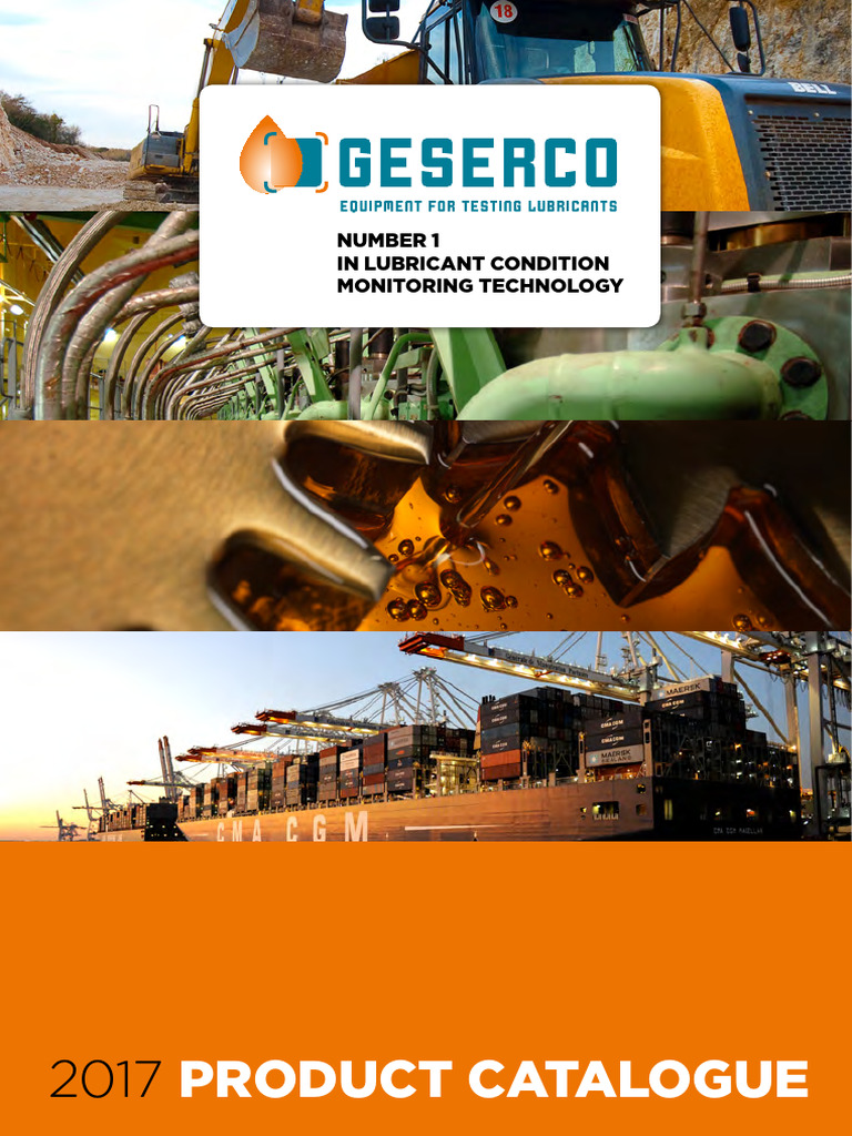 2017 Lubricant Monitoring Product Catalog | PDF | Motor Oil | Lubricant