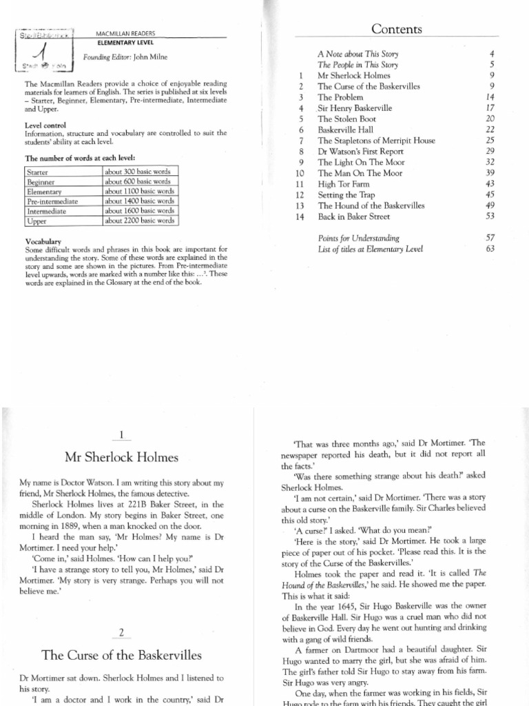 The Hound of The Baskervilles | PDF