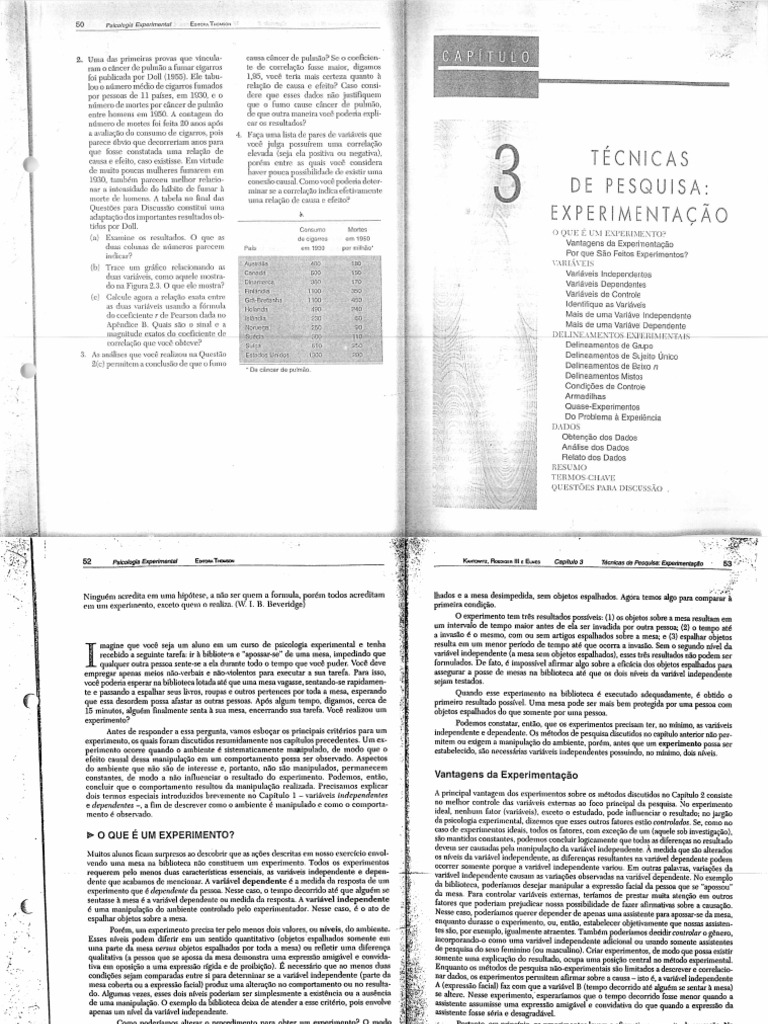 Psicologia Experimental | PDF