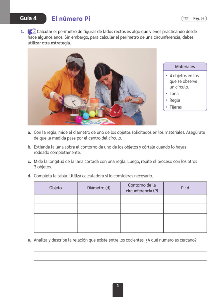 04 El Numero Pi | PDF | Pi | Geometría Elemental