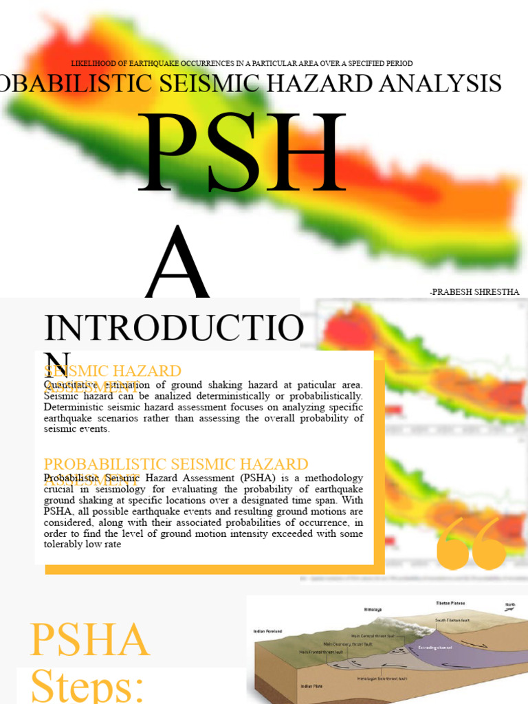 PSHA | PDF | Earthquakes | Seismology
