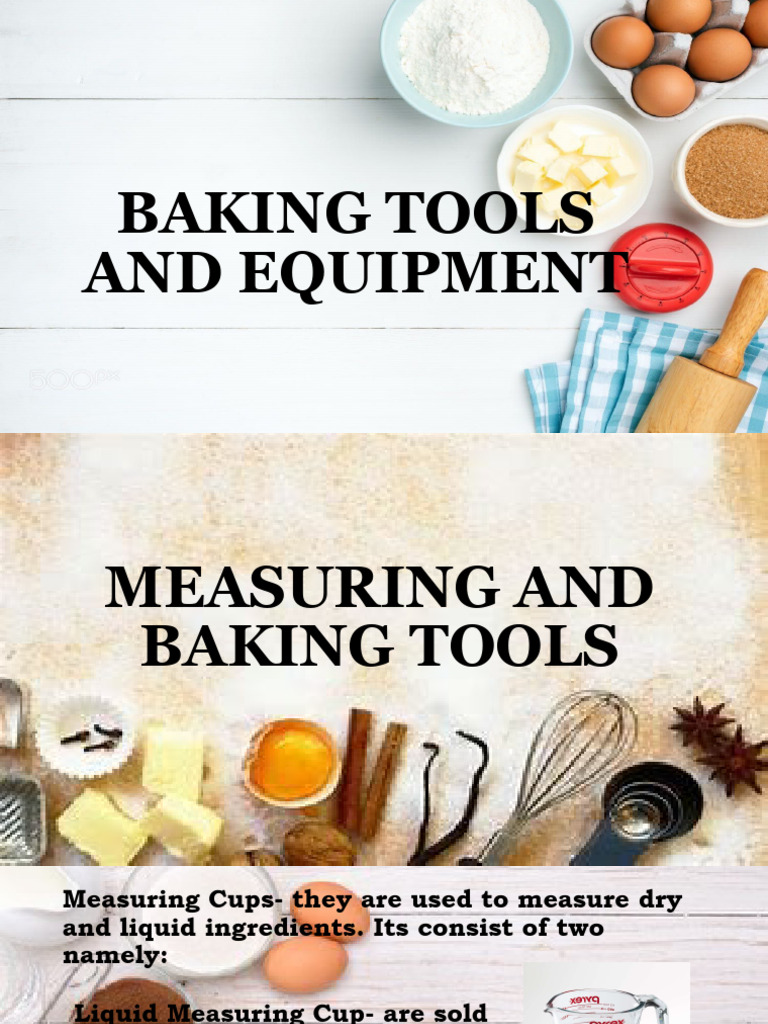 Essential Baking Tools and Equipment | PDF | Cakes | Baking