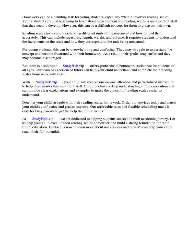 Reading Scales Homework Year 2 | PDF | Reading Comprehension | Worksheet