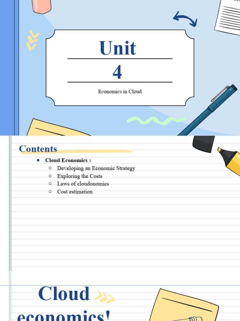1 Unit4cloudeconomics | PDF | Cloud Computing | Computer Science