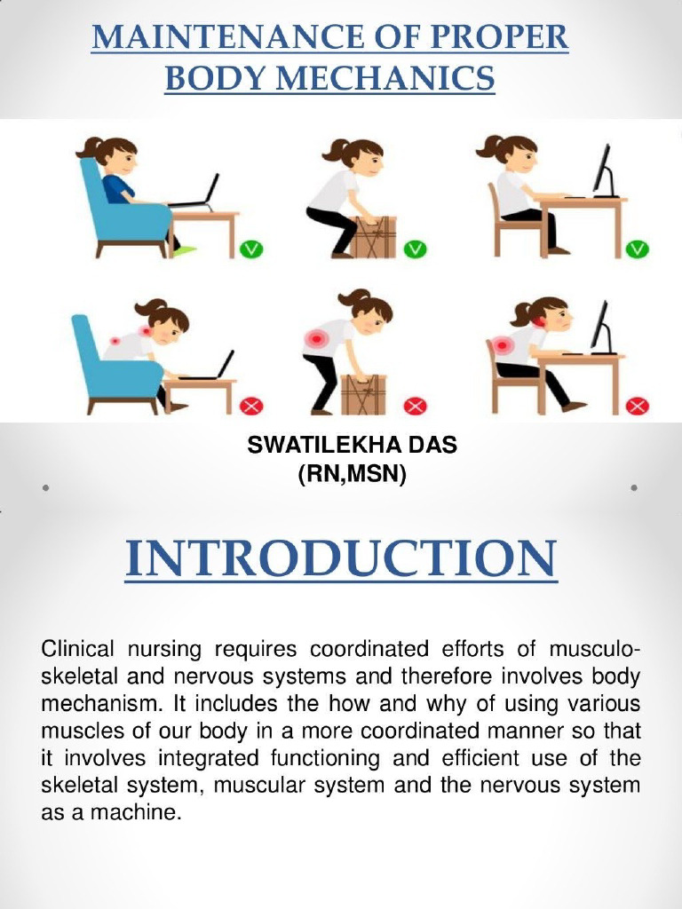 PDF Maintenance of Proper Body Mechanics | PDF