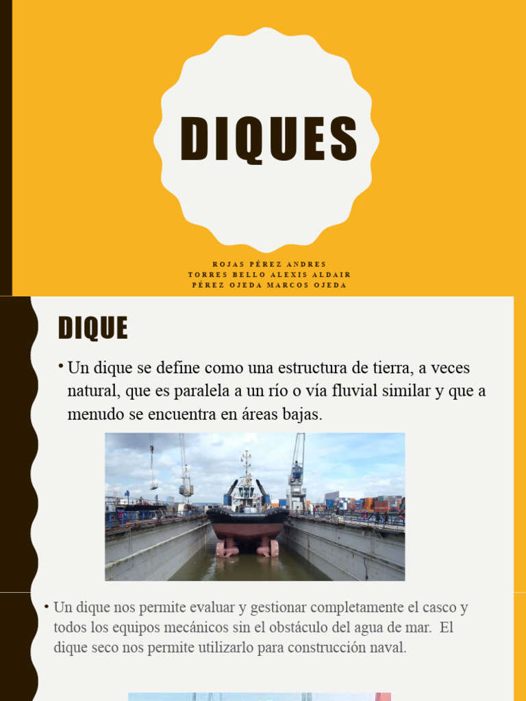 DIQUES | PDF | Dique | Buques