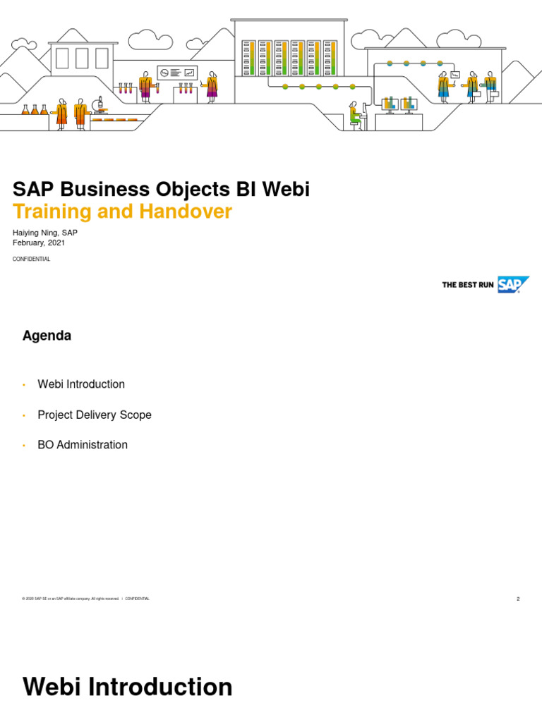SAP Business Objects BI Webi - Training and Handover | PDF | Standard ...
