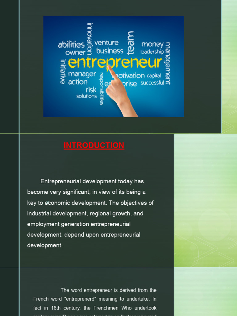 EE Presentation by Girish Kumar | PDF | Entrepreneurship | Motivation