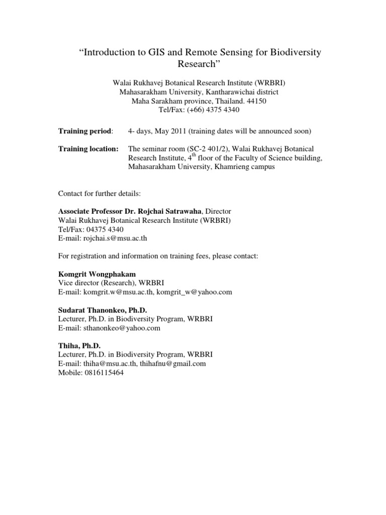 Introduction To Rsgis 2011 Pdf Geographic Information System Spatial Analysis