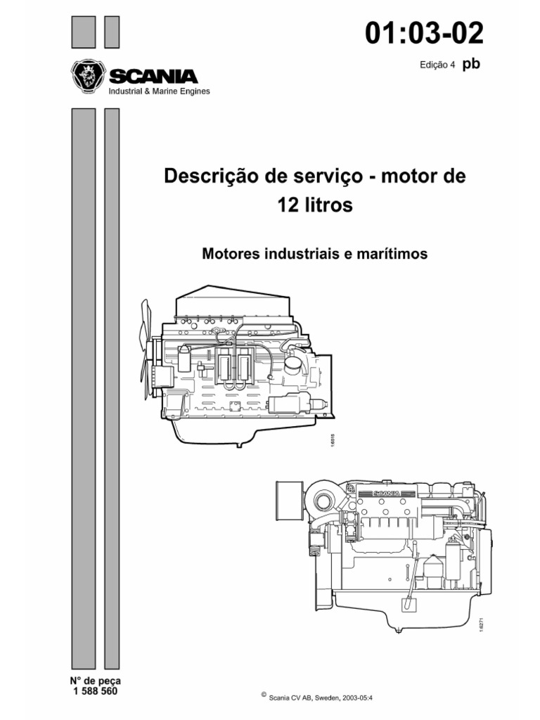 Manual Tecnico de Motor Scania Di12 | PDF
