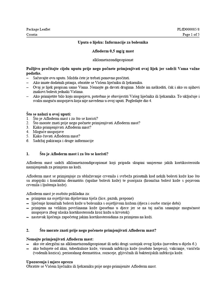 Afloderm Mast-U rHdriJJ | PDF