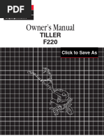 Rotary Tiller Operation & Parts Manual | PDF | Tractor | Transmission ...