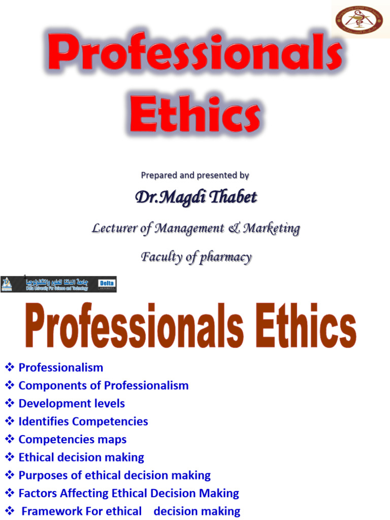 Professionals Ethics Text - Pdf-Pages | PDF | Pharmacy | Morality