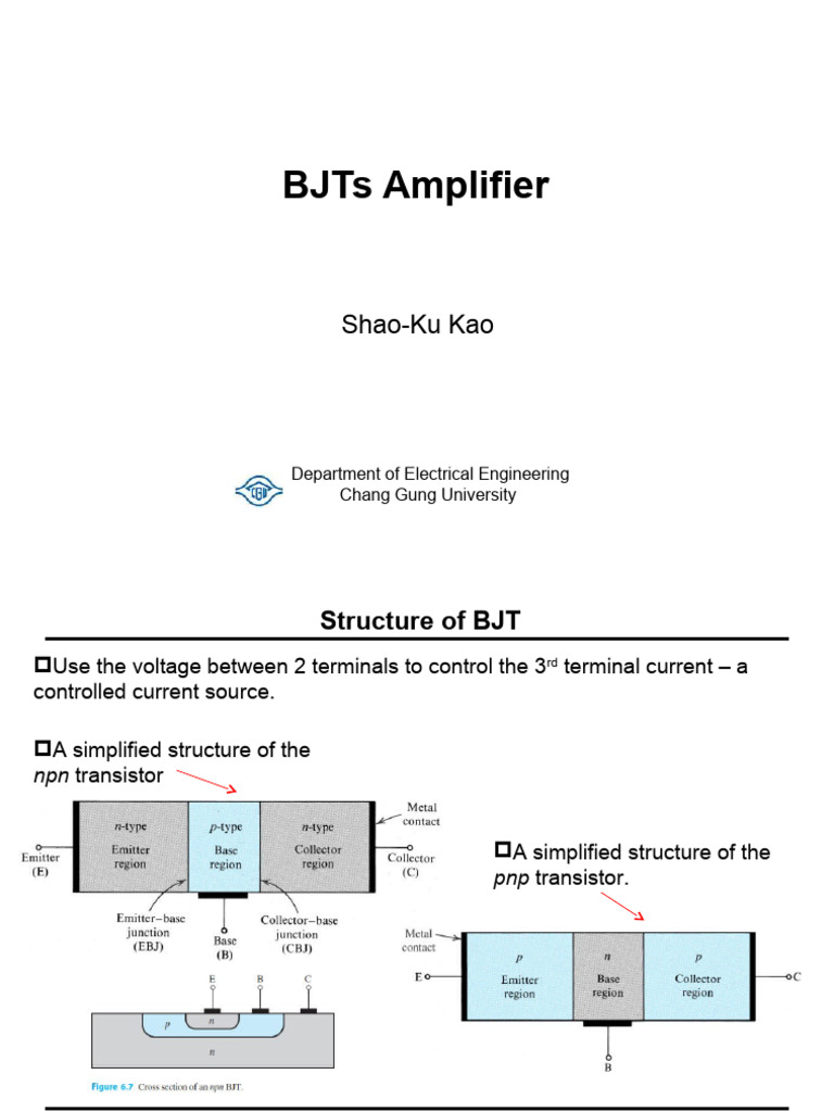 Chapter 4+6 | PDF | Bipolar Junction Transistor | Electricity