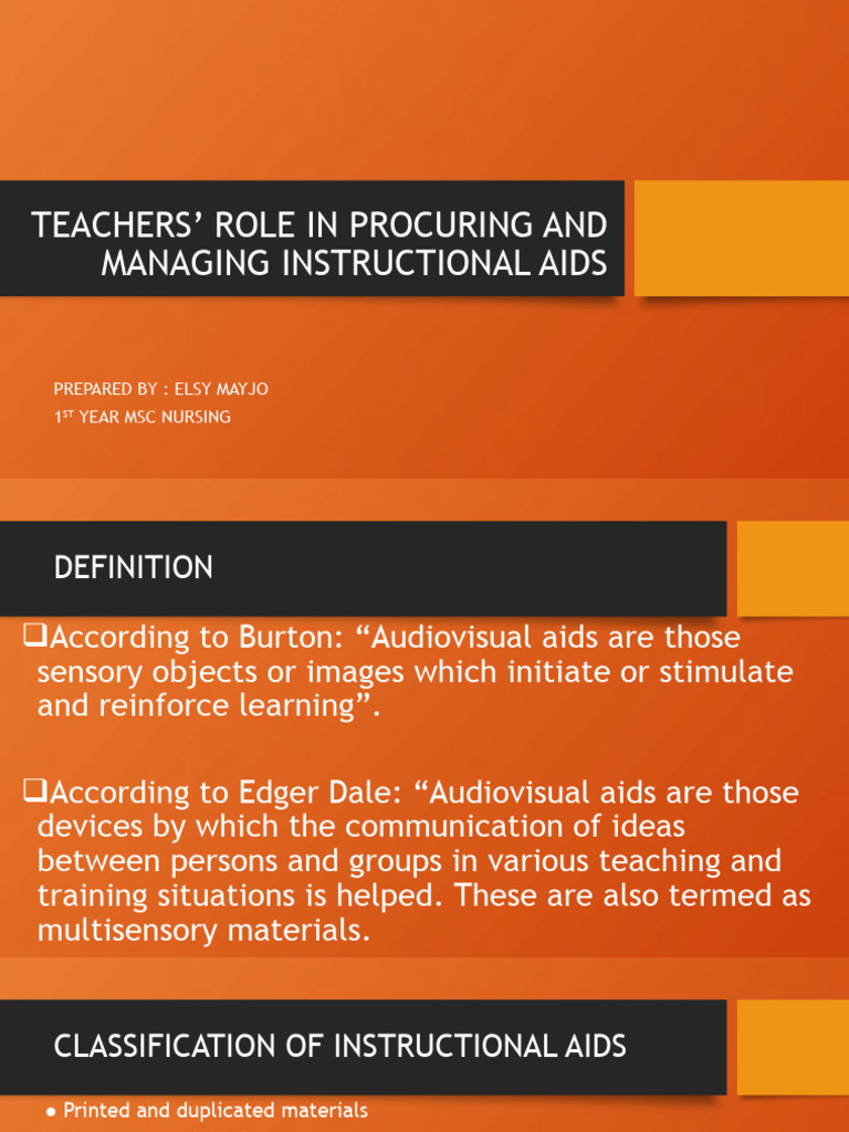 Teachers' Role in Procuring and Managing Instructional | PDF ...