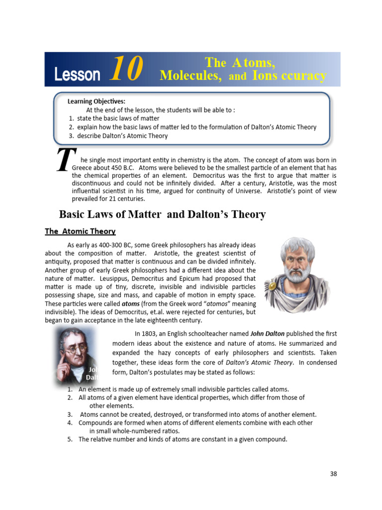 UNIT-3-Lesson-10-for-CHEM-1-FINAL | PDF | Atomic Nucleus | Isotope