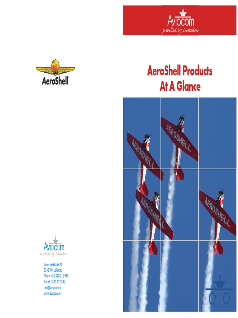 Aeroshell | PDF | Motor Oil | Gas Turbine